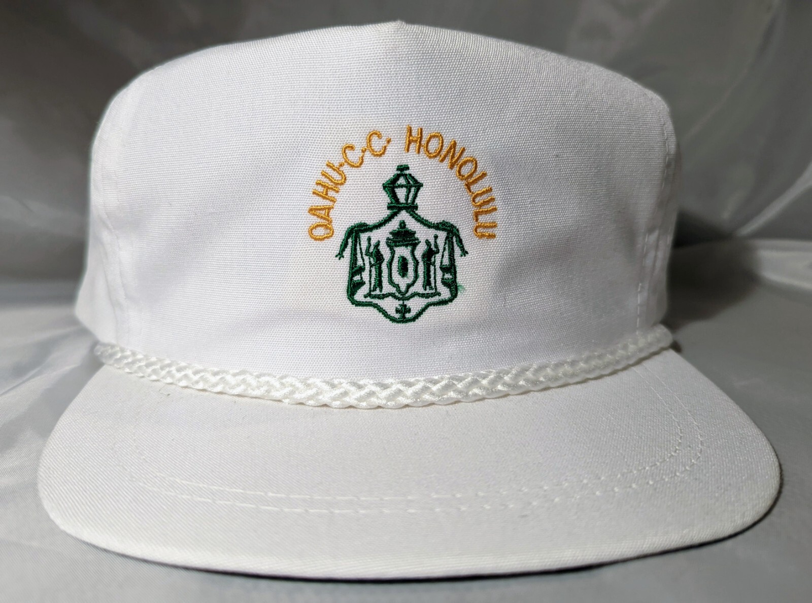 Vintage Golf Hat Honolulu Hawaii Country Club White A… - Gem