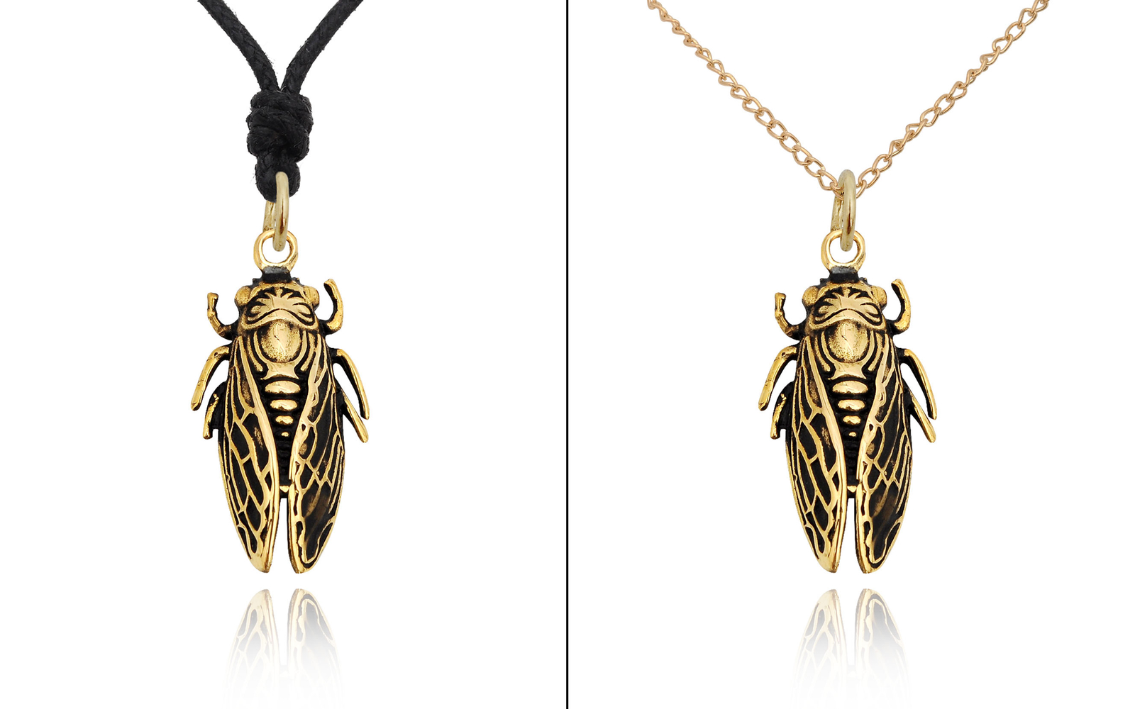 Locust Insect Handmade Gold Brass Necklace Pendant Jewelry | eBay