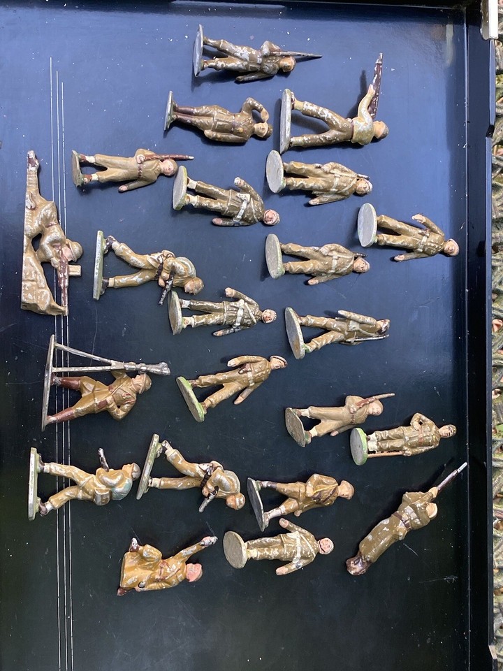 Lot Of Antique Lead Soldiers & Toy | eBay