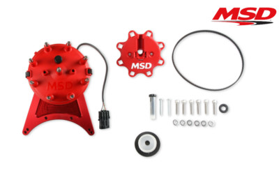 MSD Front Drive Distributor with Adjustable Cam Sync For Chevy Big ...