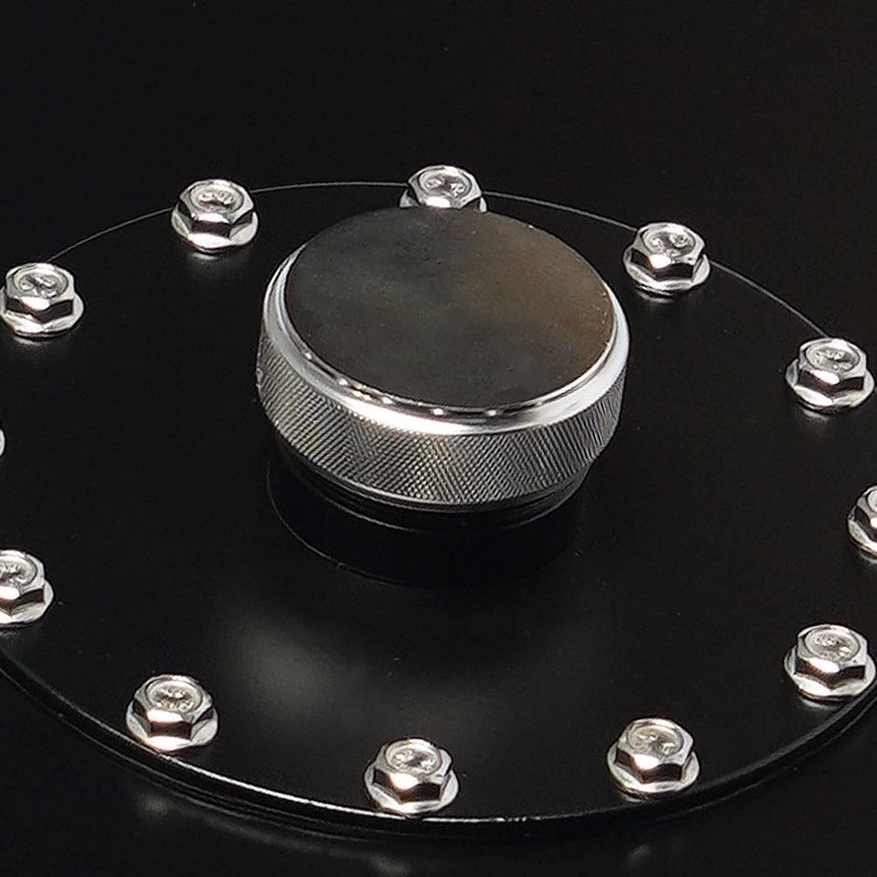 17 Gallon Aluminum Street Rod Fuel Cell Gas Tank with Cap & Level ...