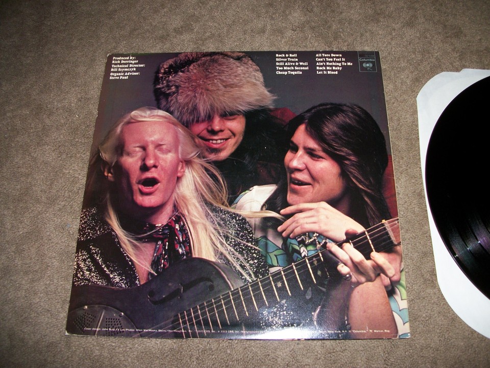 Johnny Winter Still Alive and Well Lp - Columbia KC 32188 - VG+ VINYL ...