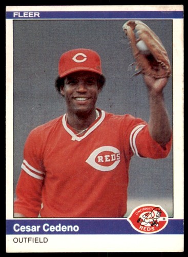 1984 Fleer Cesar Cedeno . Cincinnati Reds #465 | eBay