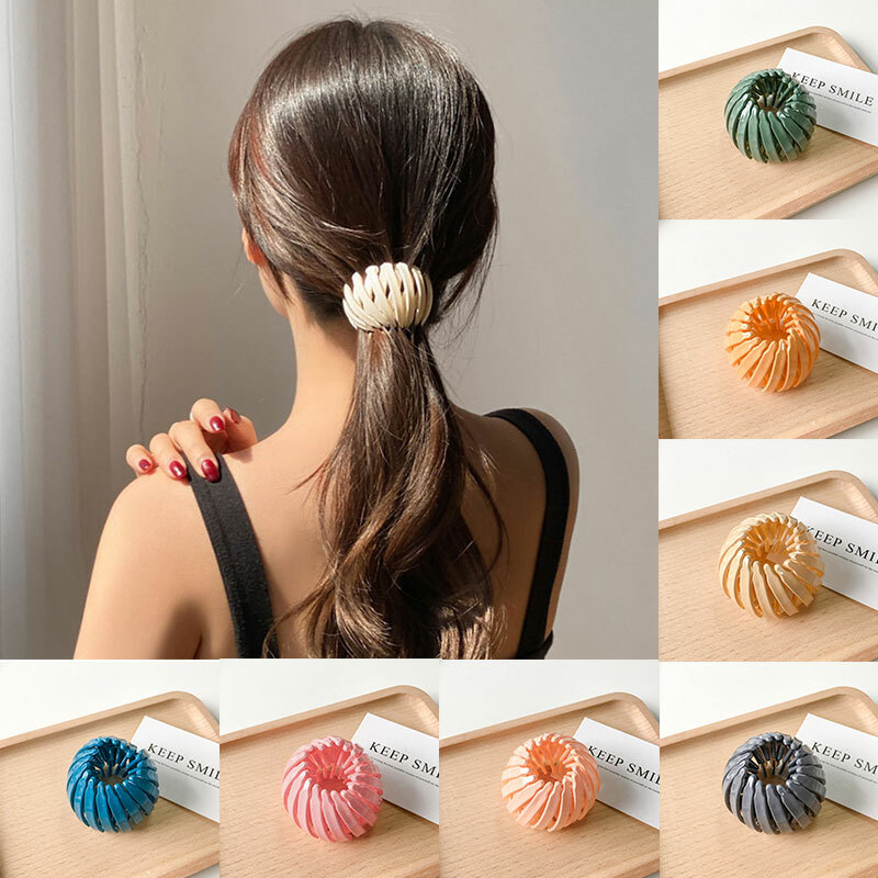 Expandable Hair Clip Bun Bird Nest Hairpin Women Lazy Hair Claws ...