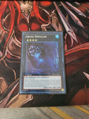 YUGIOH TCG ABYSS DWELLER ABYR-EN084 SUPER 1ST EDITION | eBay
