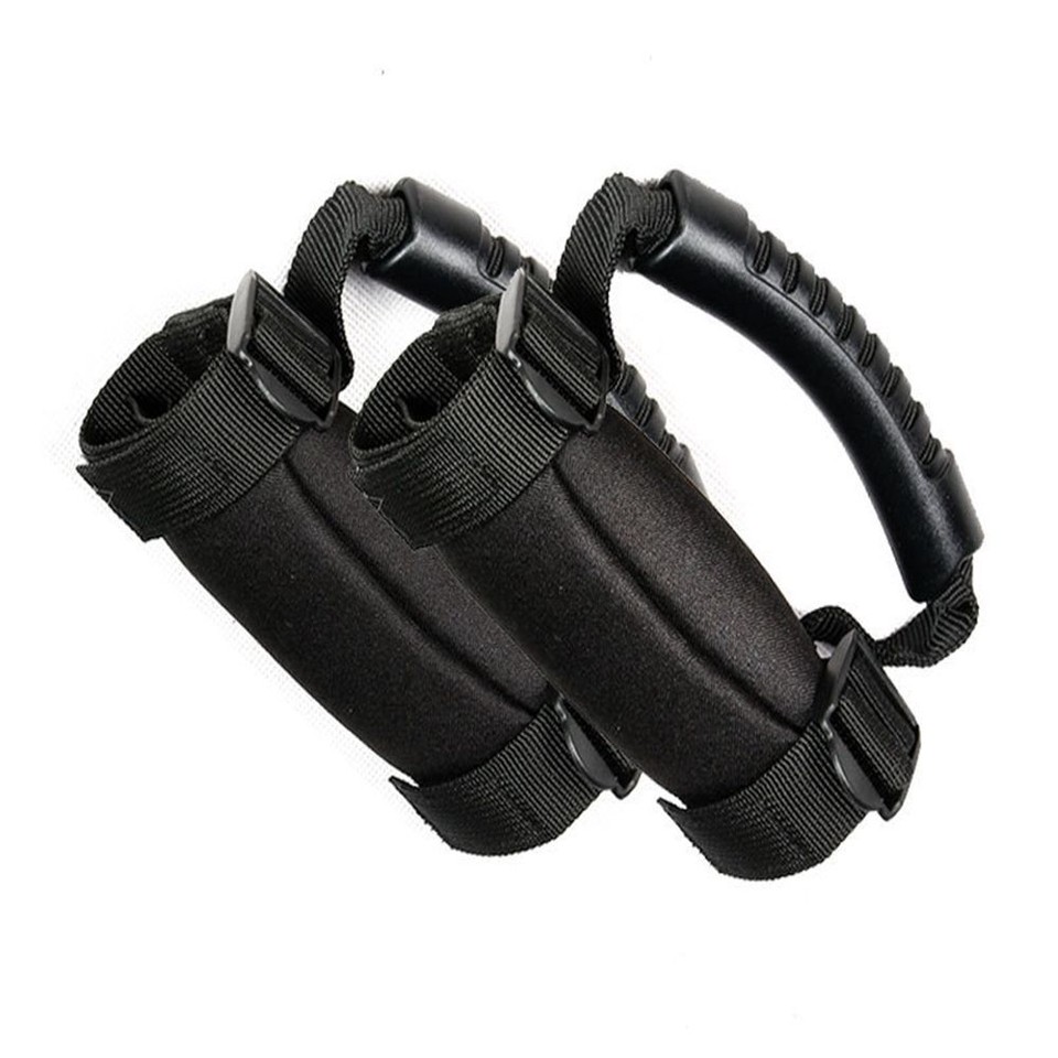 2PC Grab Handle Passenger for UTV & ATVs Sports 2 Straps Fits ...