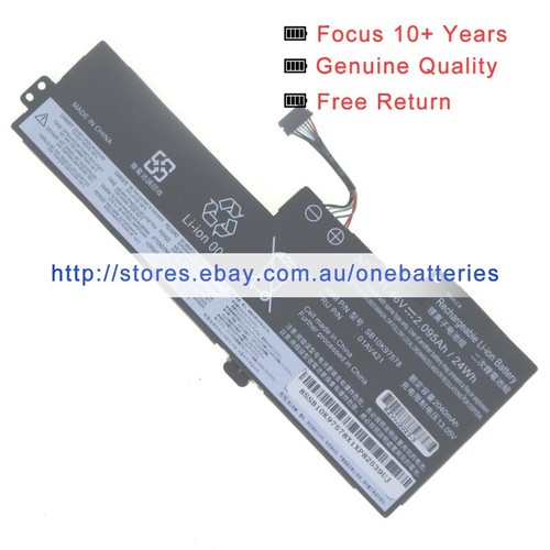 Genuine SB10K97577 SB10K97578 battery for Lenovo ThinkPad A285(02CD ...