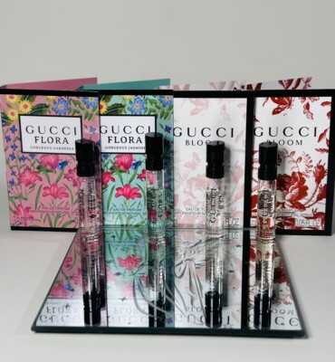 Gucci Perfume Women Collection 4pcs Samples Set 🎁 Gucci Bloom & Gucci ...