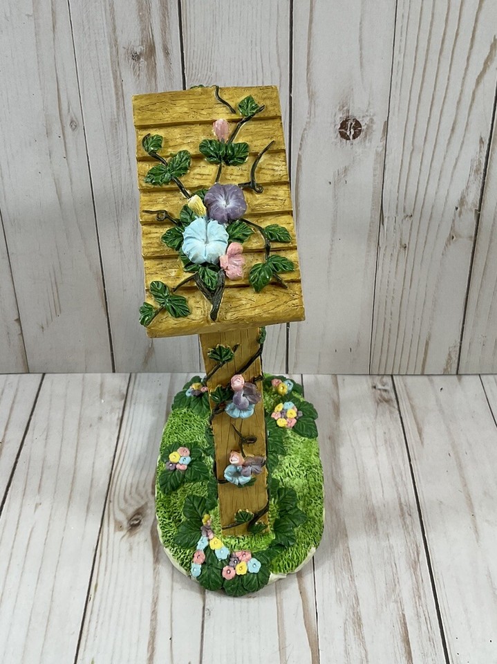Table Top Wind Chime Floral Arbor Theme | eBay