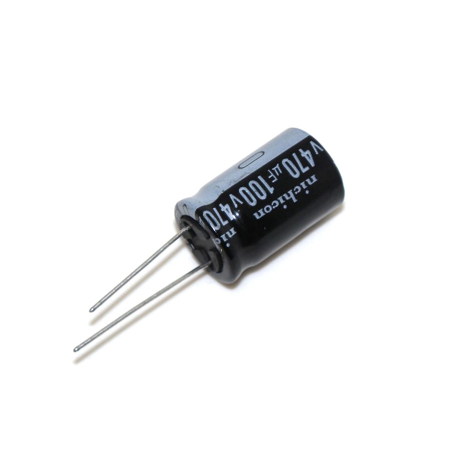 10x 470uF 100V Nichicon Radial Electrolytic Capacitors 100V 470uF 16x25 ...