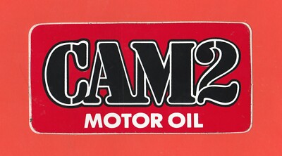 VINTAGE CAM2 MOTOR OIL RACING DECAL | eBay