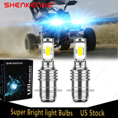 2 8000K 3570 LED Headlight For Yamaha YFZ350SP Banshee 50th Anniversary ...
