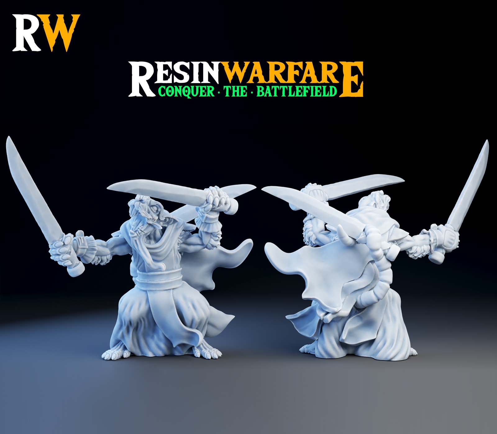 Ratmen Clan Master Rat King, Tabletop DnD Wargames Fantasy Rat Warrior ...