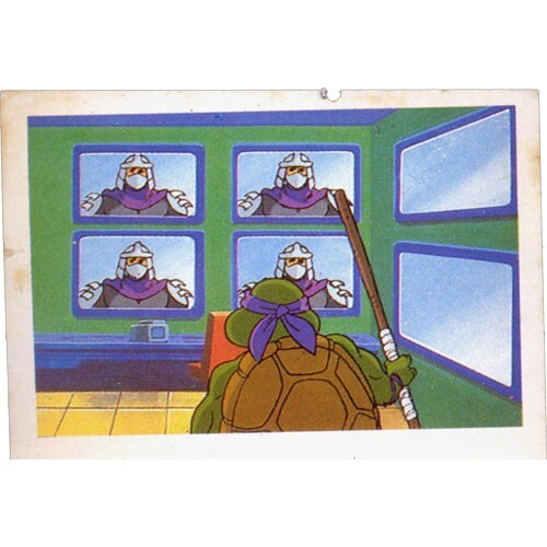 Foreign TEENAGE MUTANT NINJA TURTLES Sticker from Brazil 1989 TMNT #163 ...
