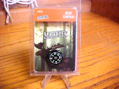 One Marbles Mini Compass Glow in Dark Camping Hiking Outdoor Survival ...