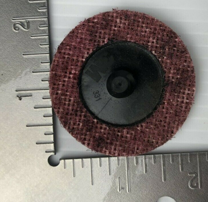 40% Off 200 Each GENUINE 3M Scotch-Brite 2" A MED TR Roloc Surf Cond ...