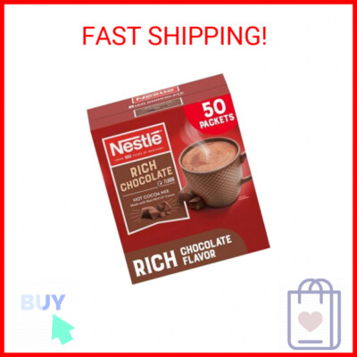 Nestle Hot Chocolate Packets, Hot Cocoa Mix, Rich Chocolate Flavor ...