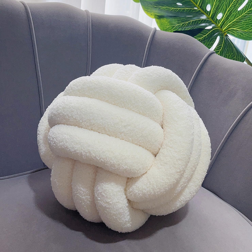 Knot Pillow Ball,Round Knot Throw Pillow Home Decorative Ball Pillow ...