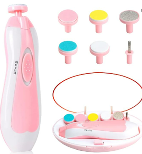 Baby Nail Trimmer Electric Toddlers Clipper Safe Nail File Kit 6 grind ...
