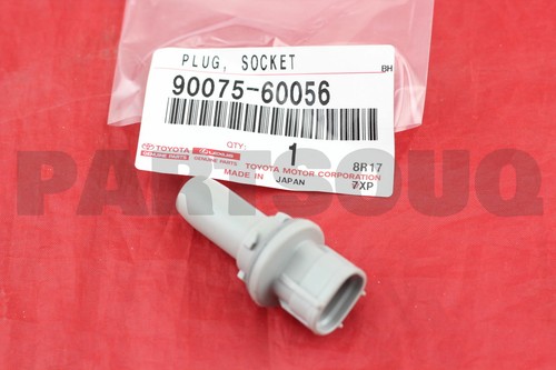 9007560056 Genuine Toyota SOCKET & WIRE, CLEARANCE LAMP 90075-60056 ...