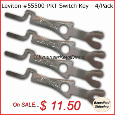 Leviton #55500-PRT - Tamper Proof Electrical Switch Key - (4/pack) | eBay