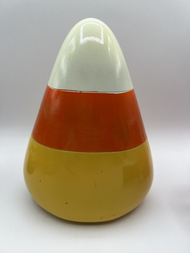 Halloween Candy Corn Cute Face Resin Figurine Statue Prop 8.25" | eBay