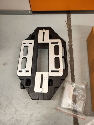 Wood Door Hinge Jig Lock Guide Plate Router Bit Woodworking Slotting ...