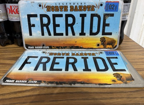 North Dakota Personalized License Plate “FREE RIDE” | eBay