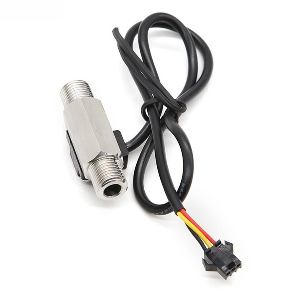 Flow Monitoring Water Flow Sensor 3-wire Wiring IN/OUT/GND For Water ...