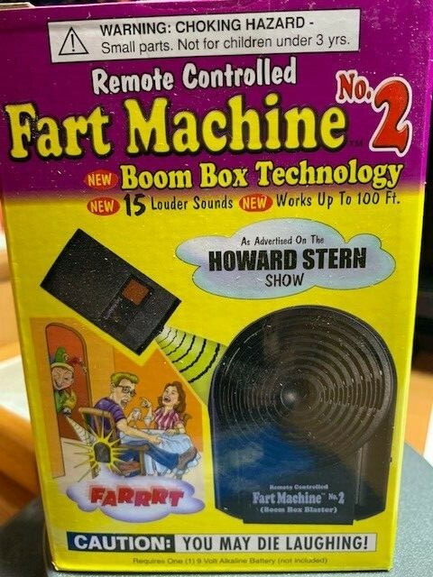 Fart Machine Number 2 - Remote Controlled - Makes Hilarious Sounds ...