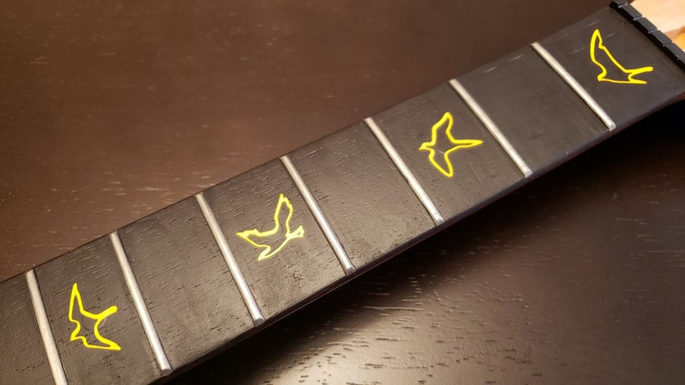 Birds Design #2 Fretboard Markers Vinyl Decals Inlays for Any Guitar 30 ...