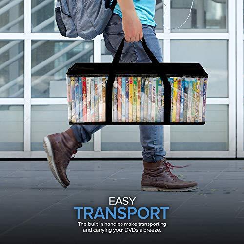 Stock Your Home DVD Storage Bags (Set of 6) Media Organizer Bag for ...