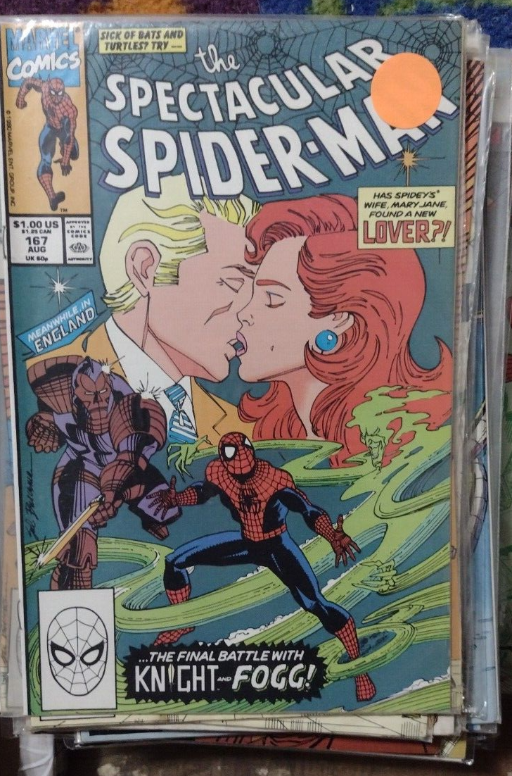 SPECTACULAR SPIDER-MAN # 167 1990 MARVEL knight & fogg | eBay