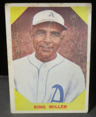 #4577 1960 FLEER BING MILLER #39 | eBay