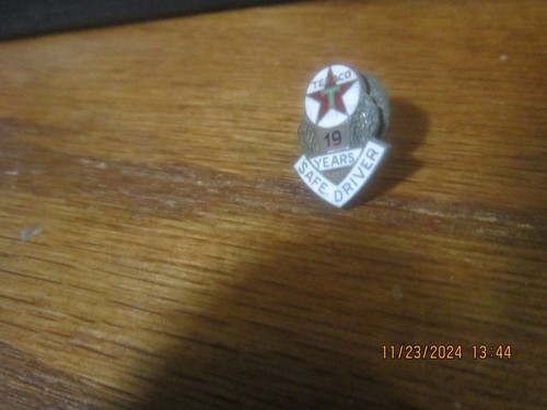 Texaco 19 Year Safe Driver Pin # 246, Please Read Listing, No Returns ...
