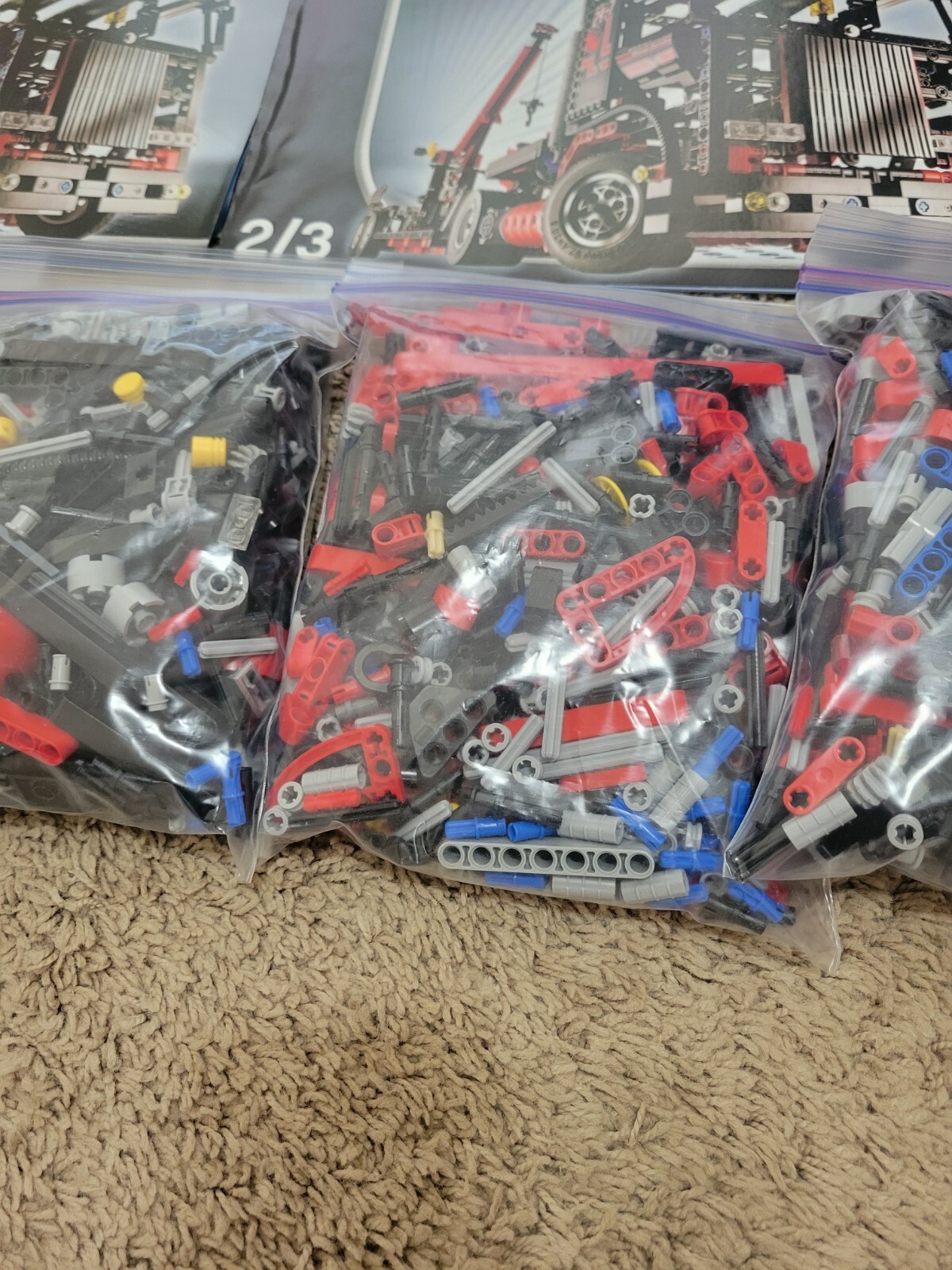 LEGO 8285 Black Tow Truck TECHNIC 2in1 | SILVER EDITION | 100% complete ...