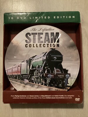 The definitive steam tin limited edition 10 dvd collection - trains ...