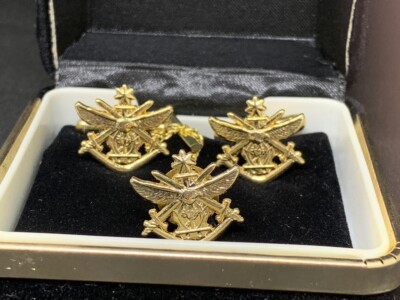 ADF Tri-Service Cufflinks & Pin - GOLD | eBay Australia