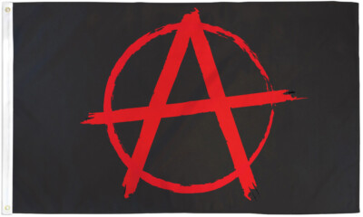 Anarchy Flag 3x5ft Anarchist Symbol Flag Anti Political Flag | eBay