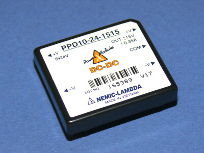 TDK Lambda PPD10-24-1515 Dc/Dc Transducer / Converter IN: 24V Out 15V ...