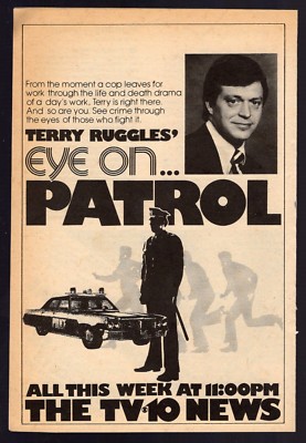 1979 WCAU TV AD~TERRY RUGGLES EYE ON PATROL~PHILADELPHIA NEWS PROMO | eBay