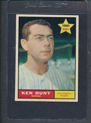 1961 Topps #156 Ken Hunt Angels VG/EX *4890 | eBay