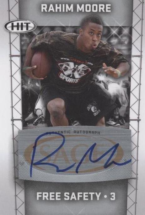 2011 SAGE Hit - Autographs Rahim Moore #A33 Silver (AU, RC) for sale ...