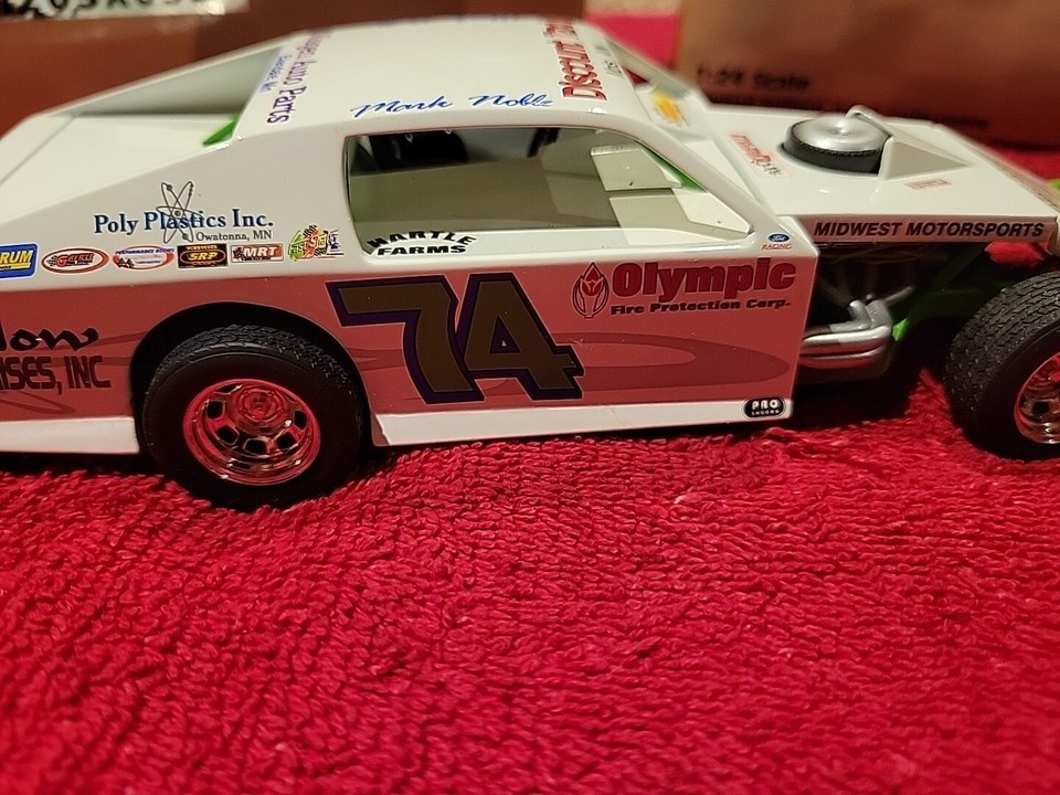 NOS Mark Noble Modified Dirt Racing Diecast Car 1:24 Autographed RARE ...