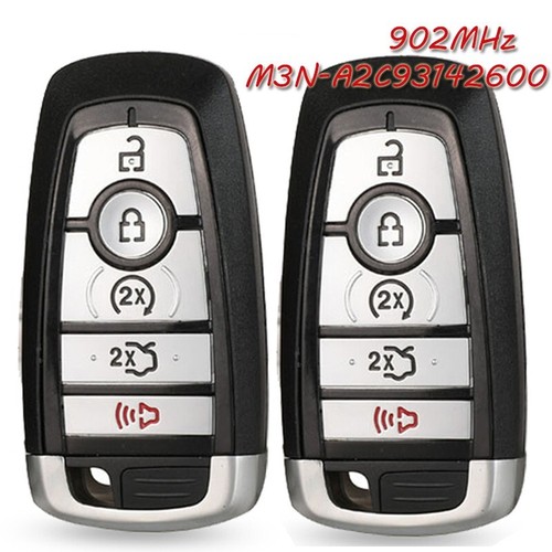 2X FOR 2018 2019 2020 FORD EXPLORER MUSTANG REMOTE START SMART KEY FOB ...