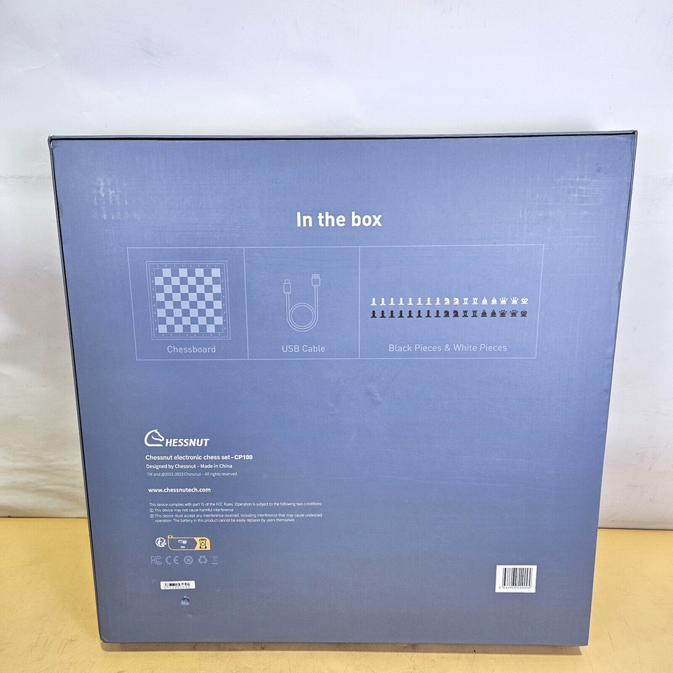 Chessnut Pro Electronic Chess Board Set,All Wood Full Chess Pieces ...