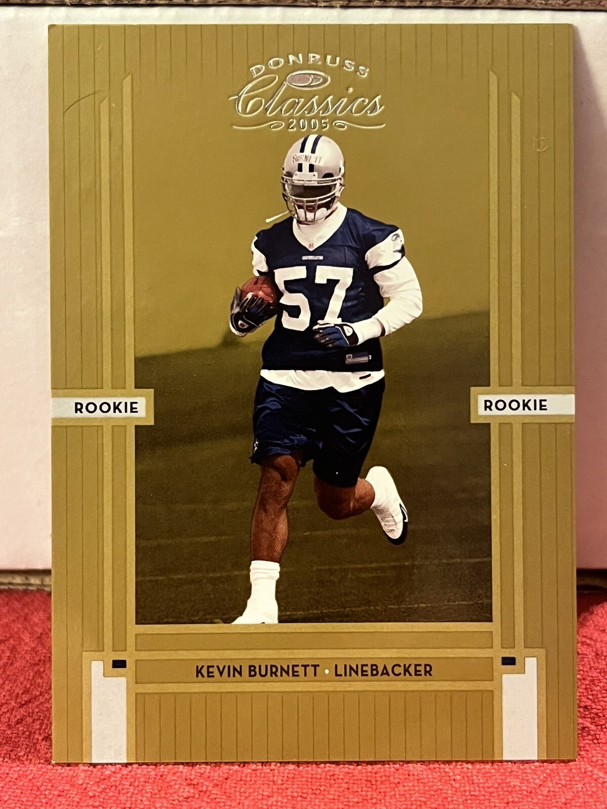 2005 Donruss Classics Kevin Burnett Rookie Card #’d 0470/1999 Dallas ...