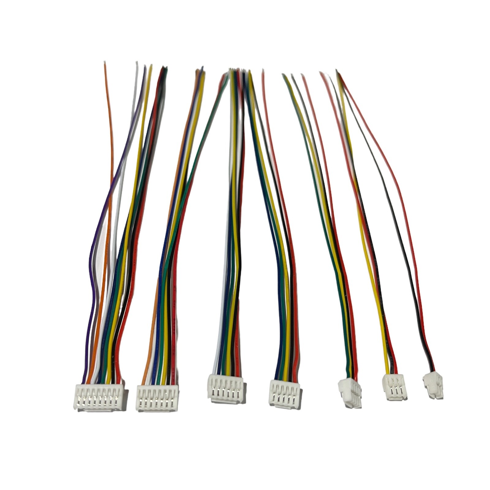 JST GH 1.25mm Micro Stecker 28AWG 15cm Kabel 2-8 Pin Connector 1,25mm ...