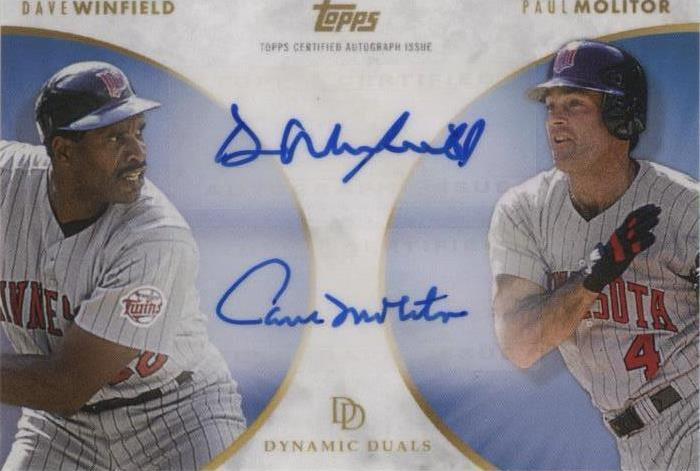 2022 Topps On Demand Dynamic Duals - Paul Molitor, Dave Winfield #8-A ...