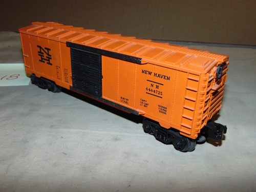 LIONEL O 6464-725 ORANGE NEW HAVEN BOXCAR #218 | eBay